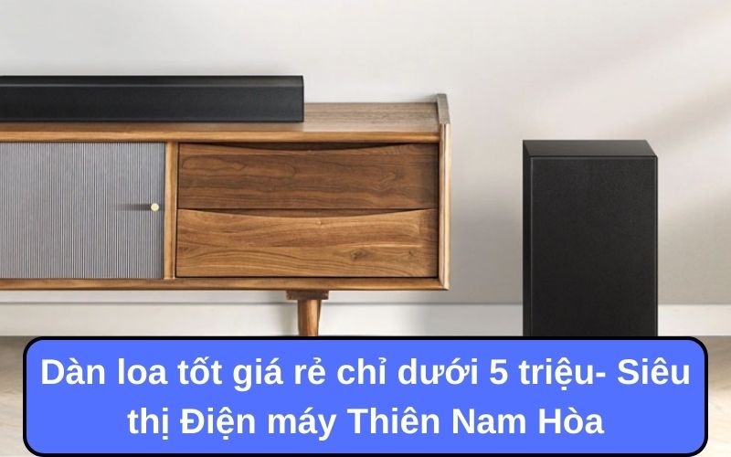 Dàn loa tốt giá rẻ chỉ dưới 5 triệu- Siêu thị Điện máy Thiên Nam Hòa